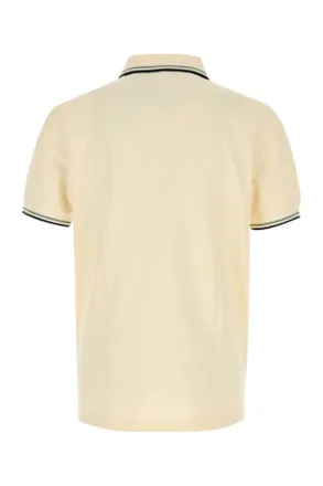 Fred Perry Twin Polo Shirt - Beige
