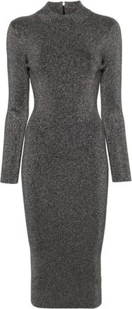 Michael Kors Femme, Robes, Noir, Taille: 42 FR Knitted Robes