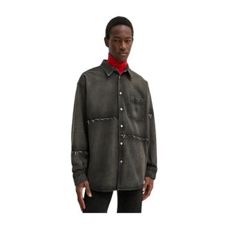 Maison Margiela Homme, Chemises, Gris, Taille: M Chemise en jean
