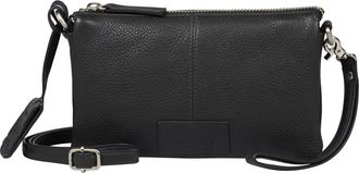 Burkely Damen Soft Skylar Triple Pocket Zip Crossbody, schwarz
