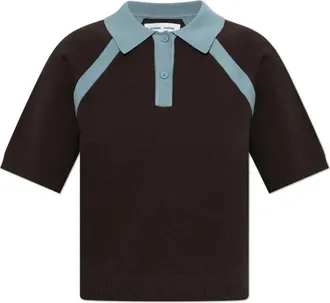 Sams&oslash;e & Sams&oslash;e Femme, Pulls, Brun, Taille: 38 FR Sasimona Polo