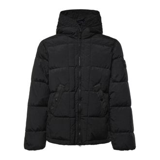 Stone Island Nylon Metal Daunenjacke - - Jackets - Herren - Schwarzk - 2XL