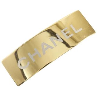 Chanel Pre-owned Stoff haarspangen - - Pre-owned - Damen - Gelb - ONE SIZE