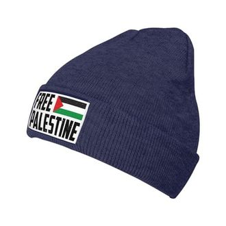 Generic Extensible Bonnet Tricot&eacute;, Palestine Libre! Je Soutiens la Palestine, &Eacute;pais Beanie Hiver, Bonnet Hiver Chaud Tricot pour Ski, Adultes, Cyclisme