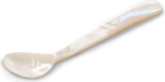 Silberkanne Eierlöffel Perlmutt L 12,5cm Perlmutt