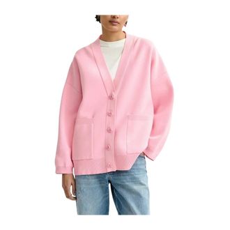 Essentiel Femme, Pulls, Rose, Taille: 36 FR Jomber Knitted Cardigan