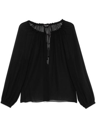 Tom Ford blouse en soie - Noir