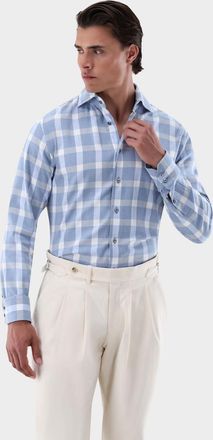 van Laack Flanellhemd kariert Tailort Fit