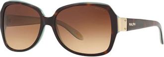 Ralph Lauren RALPH Lauren 0ra5138 Montures de Lunettes, Turquoise (Tortoise/Turquoise/Brown Gradient), 58 Femme