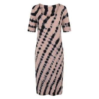 Malo Robe Mi-long Tie-Dye - Femme - Robes - Multicolore - Taille: 38 FR
