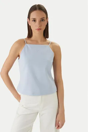 Calvin Klein Jeans Top Ponte LV044F206G Blau Slim Fit