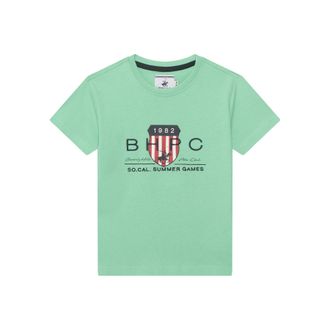 Beverly Hills Polo Club T-Shirt P-SS26B-TS414011 Gr&uuml;n Regular Fit