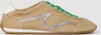 Sandro Light-Wave-Sneaker aus Veloursleder