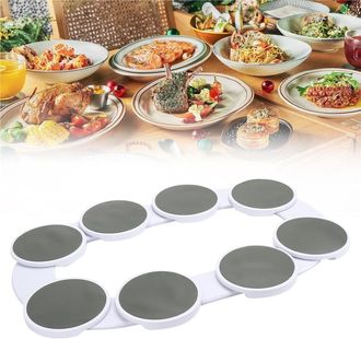 Generic 360&deg; Drehbarer Esstisch-Drehteller, Erweiterbarer Robuster Lazy Susan Mit Gleitschienen, Erweiterbarer Schiene for K&uuml;che Und Esstisch Tragbarer Lebens
