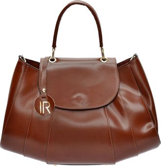 Isabella Rhea Kastanienbraun Rindsledertasche
