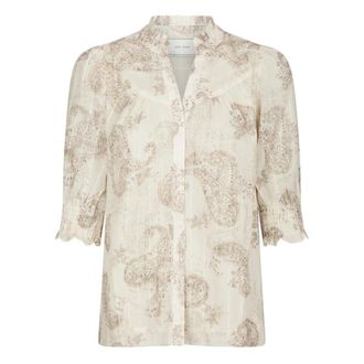 Neo Noir Diana Faded Paisley Blouse - - Blouses & Shirts - Damen - Beige - M