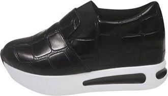 Generic Chaussures Femme Chaussures De Marche Slip-on &agrave; Plateforme Baskets sans Lacets L&eacute;g&egrave;res Grande Taille Chaussures de Sport Sneakers Confortables Tendanc