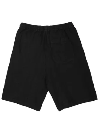 120% Lino 100% Linen Bermuda Shorts - Black