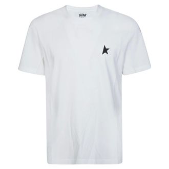 Golden Goose Homme, Tops, Blanc, Taille: S T-Shirt Star