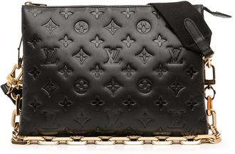 Louis Vuitton Hobo Bags - Monogram Embossed Puffy Lambskin Coussin PM - Gr. unisize - in Schwarz - f&uuml;r Damen