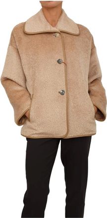 Max Mara Femme, Vestes, Brun, Taille: 40 FR Vadet Short Coat
