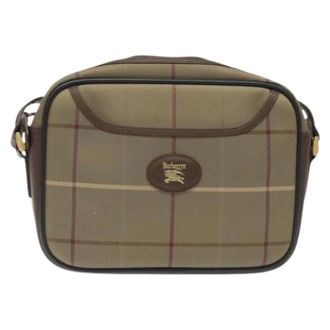 Burberry Sac bandouli&egrave;re Pre-owned &agrave; motif Nova Check - Femme - Pre-owned - Beige - Taille: ONE Size
