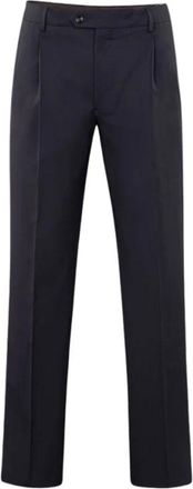 Moorer Homme, Pantalons, Bleu, Taille: M Jarvis-Slw Pleated Pantalons
