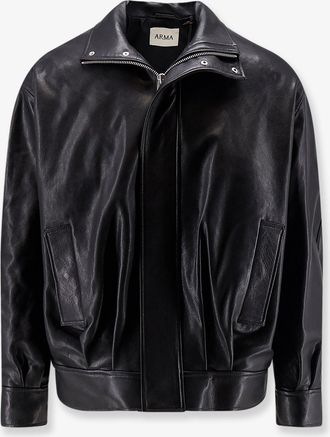 Arma Paulo black leather jacket - ARMA - gender_Man