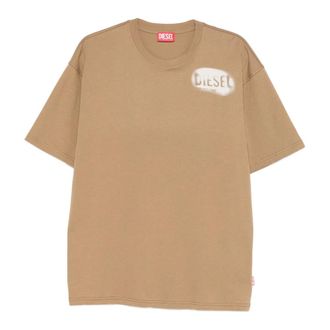 Diesel T-Adjust V2 T-shirt - Homme - Tops - Beige - Taille: S