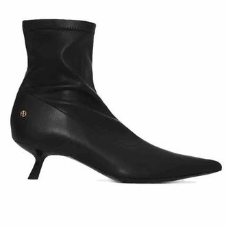 Anine Bing Hilda Vegane Leder Sockenstiefel - - Shoes - Damen - Schwarzk - 37 EU