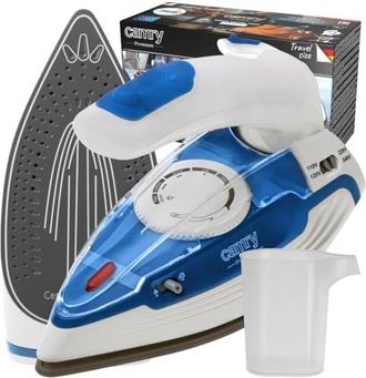 Camry Camry CR 5040 Dampfbügeleisen mit Keramikbeschichtung, Dualspannung 110 V-240 V, einstellbare Temperaturregelung, effizientes Dampf- und Trockenbügeln