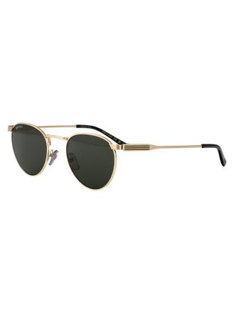 Gucci GG1875S Gold Metal Round Sunglasses - Gold