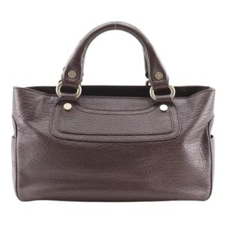 Celine Pre-owned Cuir sacs-main - Femme - Pre-owned - Brun - Taille: ONE Size