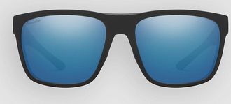 Smith Barra Matte Black Sonnenbrille cp polarized blue mirror