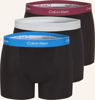 Calvin Klein 3er-Pack Boxershorts Icon Cotton Relaxed Fit schwarz