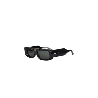 Gucci Pre-owned Rechteckige Acetat-Sonnenbrille - - Pre-owned - Damen - Schwarzk - ONE SIZE