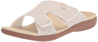 Spenco Womens Kholo Stripe Slide Sandal