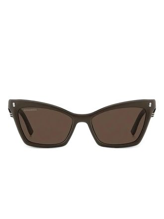 Dsquared2 Eyewear lunettes de soleil à monture papillon - Marron
