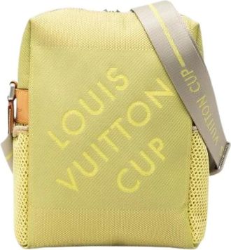 Louis Vuitton Pre-owned Sac bandouli&egrave;re Damier Geant Wedderly - Homme - Pre-owned - Jaune - Taille: ONE Size