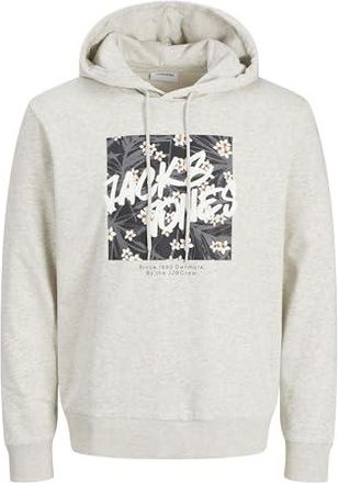 Jack & Jones Sweat à Capuche Sweat à Capuche Logo White Melange XXL White Melange XXL