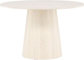 Paris Prix Paris Prix - Table &agrave; Manger Ronde Lanzo 120 cm Naturel