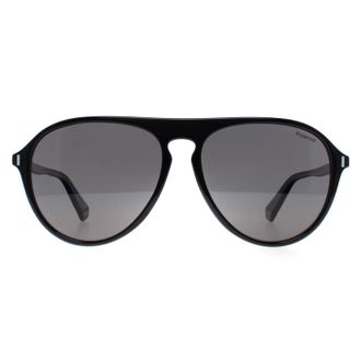 Polaroid Aviator Unisex Schwarz Grau Polarisiert PLD 6225/S