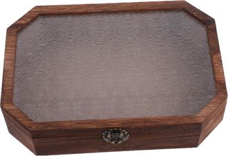 Garneck Holz-Tee-aufbewahrungsbox Mit Schubladen Vintage-präsentationsbox Für Schreibtisch Organizer Für Teebeutel Kosmetika Und Kleine Gegenstände Massivholz