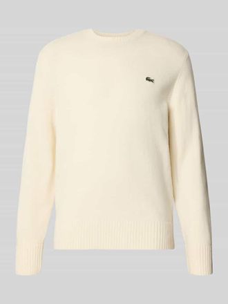 Lacoste Regular Fit Pullover aus reiner Wolle