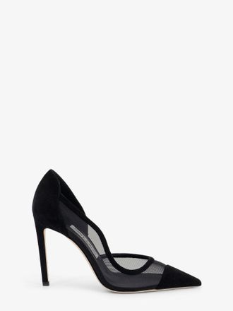 Jimmy Choo London Brigitte 100 suede d&eacute;collet&eacute; - JIMMY CHOO - gender_Woman