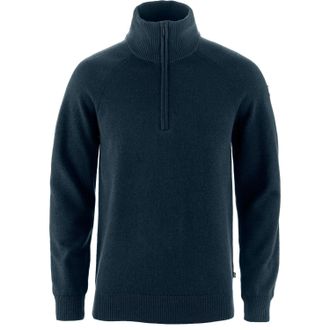 Fj&auml;llr&auml;ven Herren &Ouml;vik Lite Half Zip Sweatshirt, Dark Navy, Medium