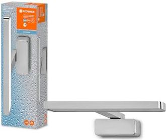 Ledvance ORBIS DISC BAR Badezimmer-Spiegelleuchte 400mm, Chrom, 6W, 720lm, warm- bis kaltweißes Weißlicht, per Lichtschalter steuerbar, Wand- und Spiegelmontag