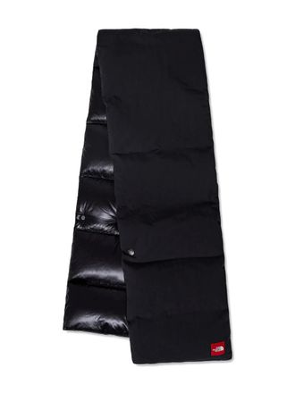 The North Face button-detail puffer scarf - Noir