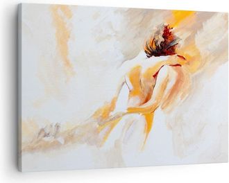 Arttor Bilder auf Leinwand Persönlichkeit Freundschaft Liebe Ehe Leinwandbild 70x50cm Wandbilder Dekoration Wohnzimmer Schlafzimmer Deko Klein Wanddeko Bild 