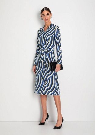 Daniel Hechter Midikleid mit Bindegürtel